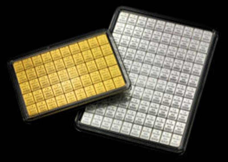 CombiBars in den Edelmetallen Gold und Silber in 50g und 100g | ESG ...