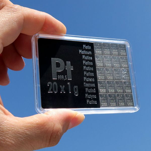 CombiBars in den Edelmetallen Gold und Silber in 50g und 100g | ESG ...